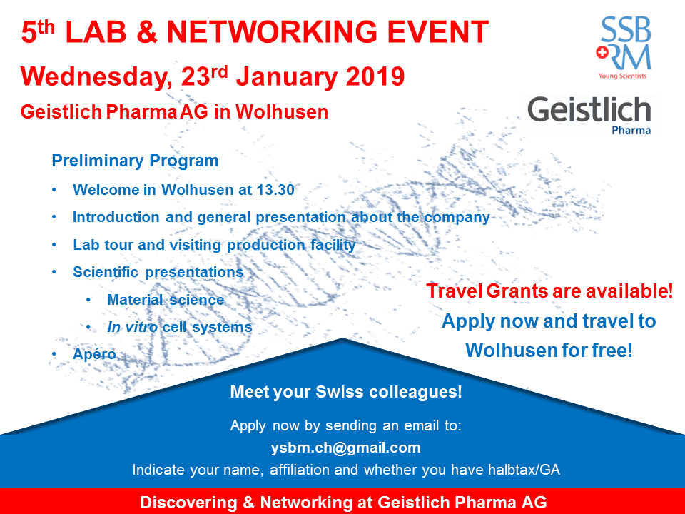 Announcement: 5th Lab Networking Event organized by the SSB+RM Young ...